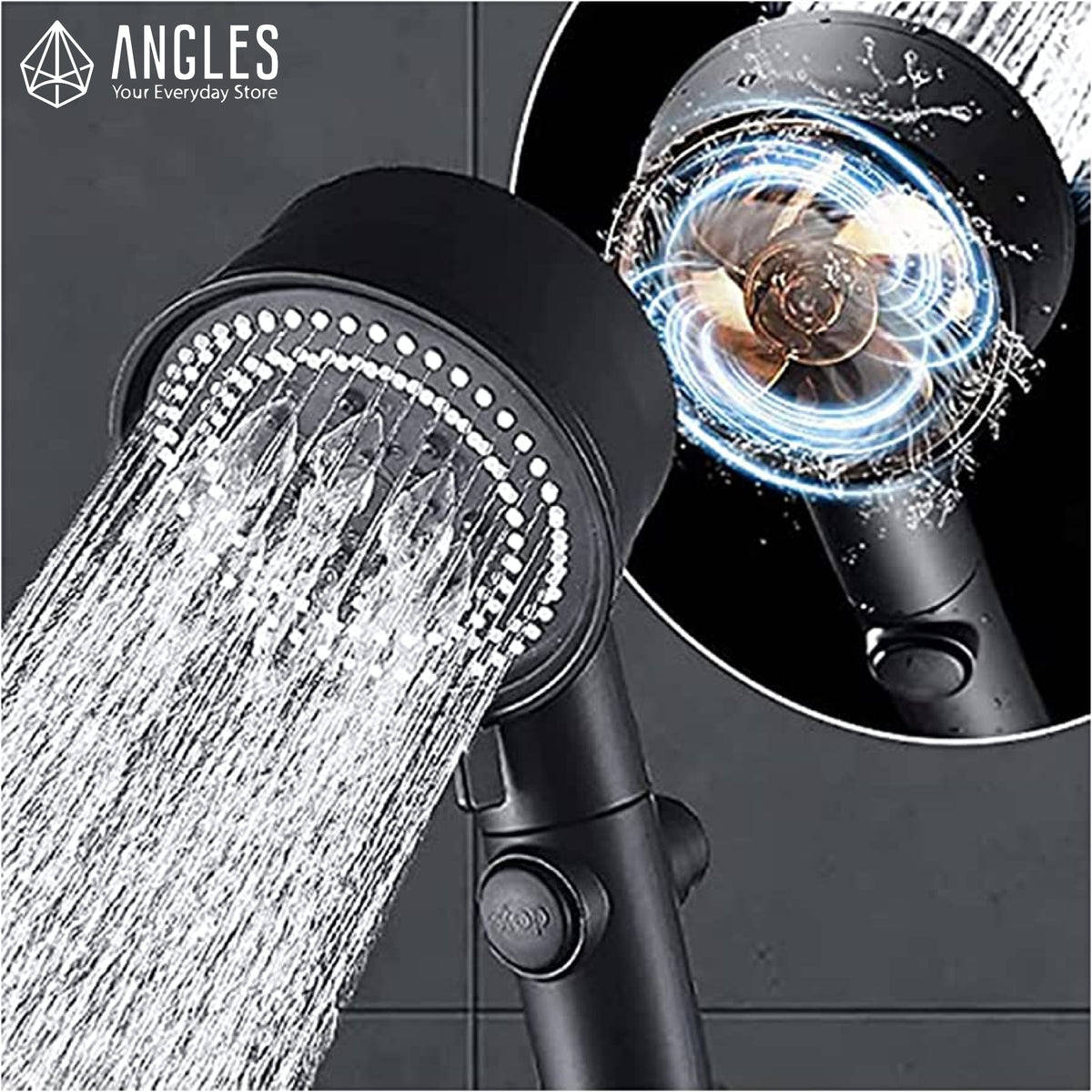 Black Shower Head – Angles Stores