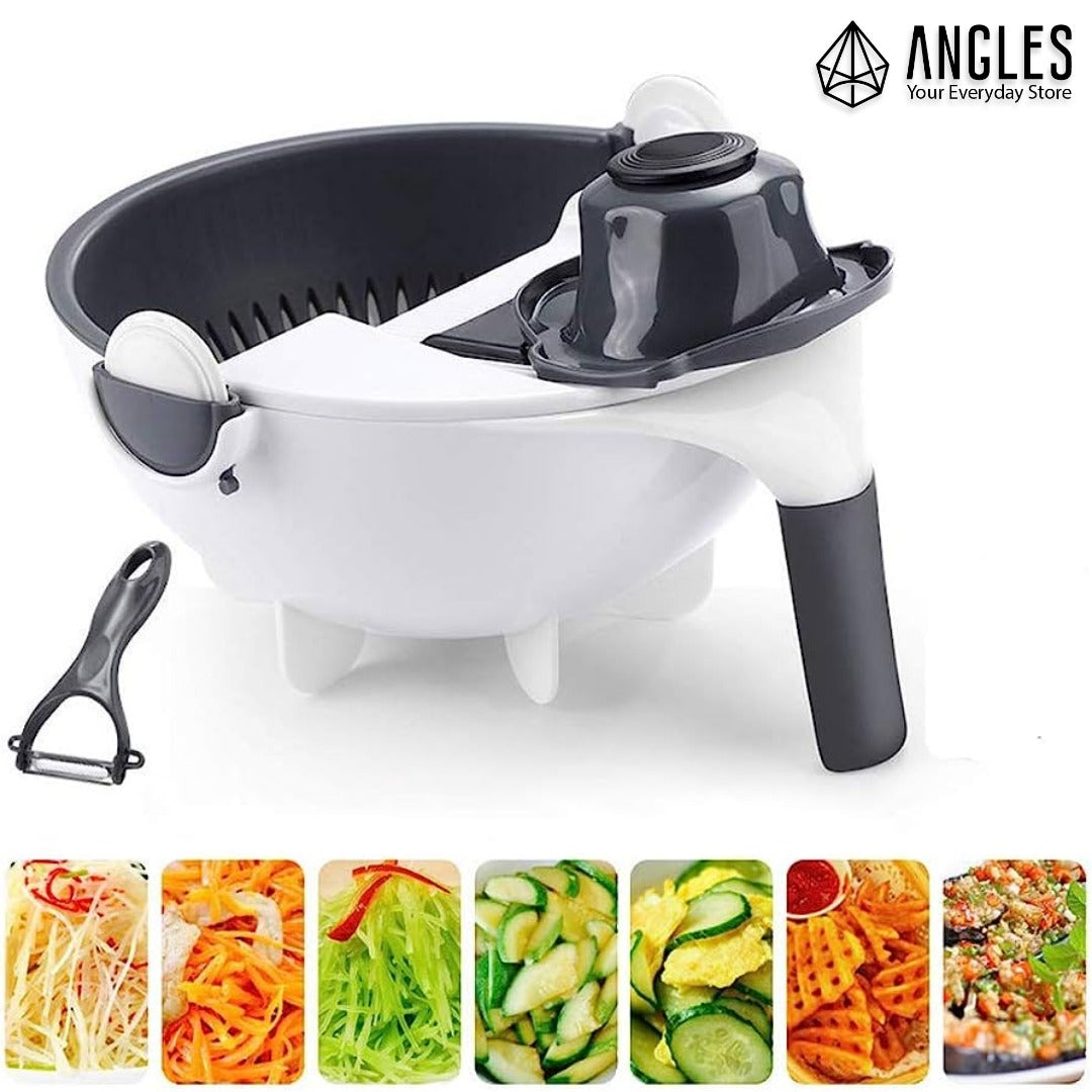 Vegetable Shredder with Drain Basket – Angles Stores